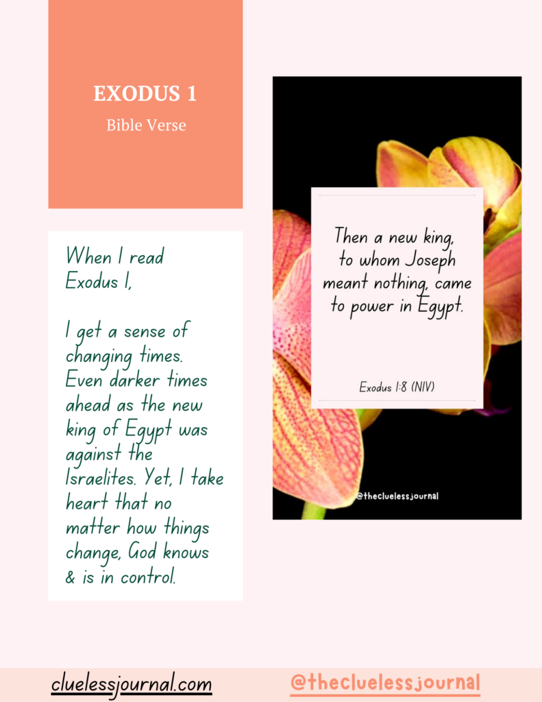 Exodus Bible Journal Workbook - Clueless Journal - Bible Journaling ...