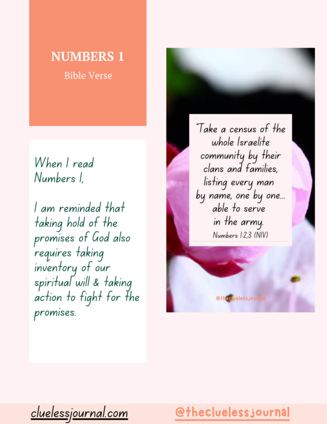 Numbers Bible Journal Workbook - Clueless Journal - Bible Journaling ...