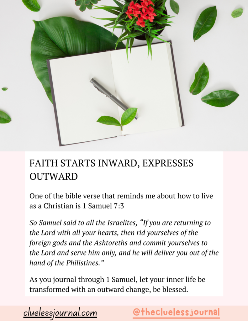 1 Samuel Bible Journal Workbook - Clueless Journal - Bible Journaling ...