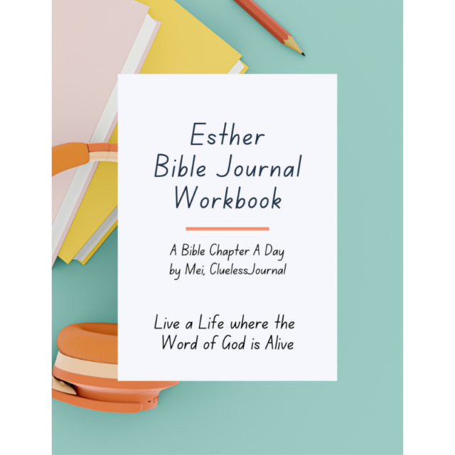 Esther Bible Journal Workbook - Clueless Journal - Bible Journaling ...