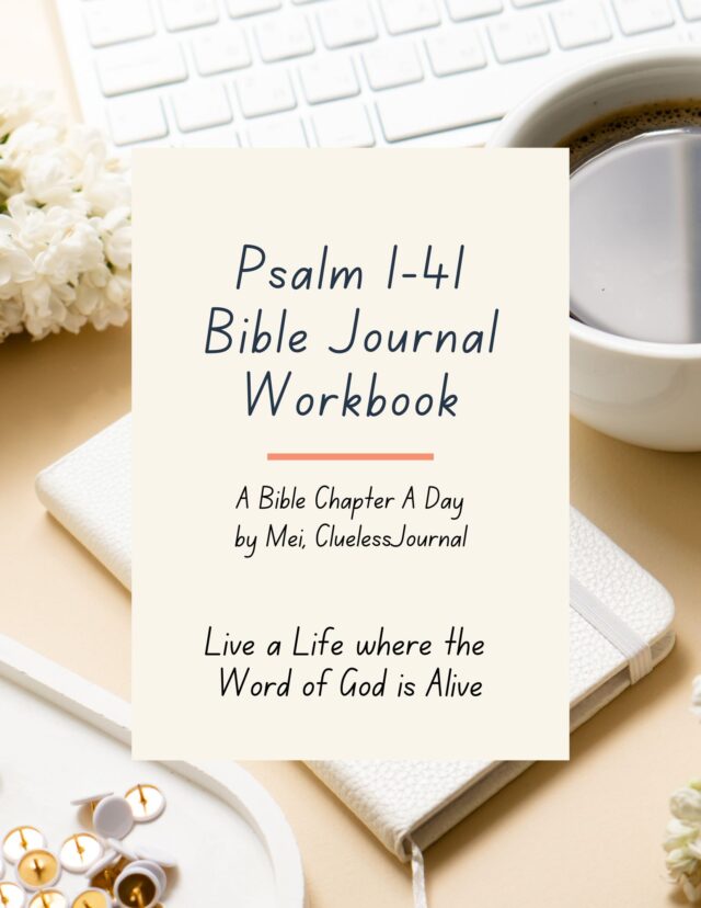 Psalm Bible Journal Workbooks Bundle - Clueless Journal - Bible ...