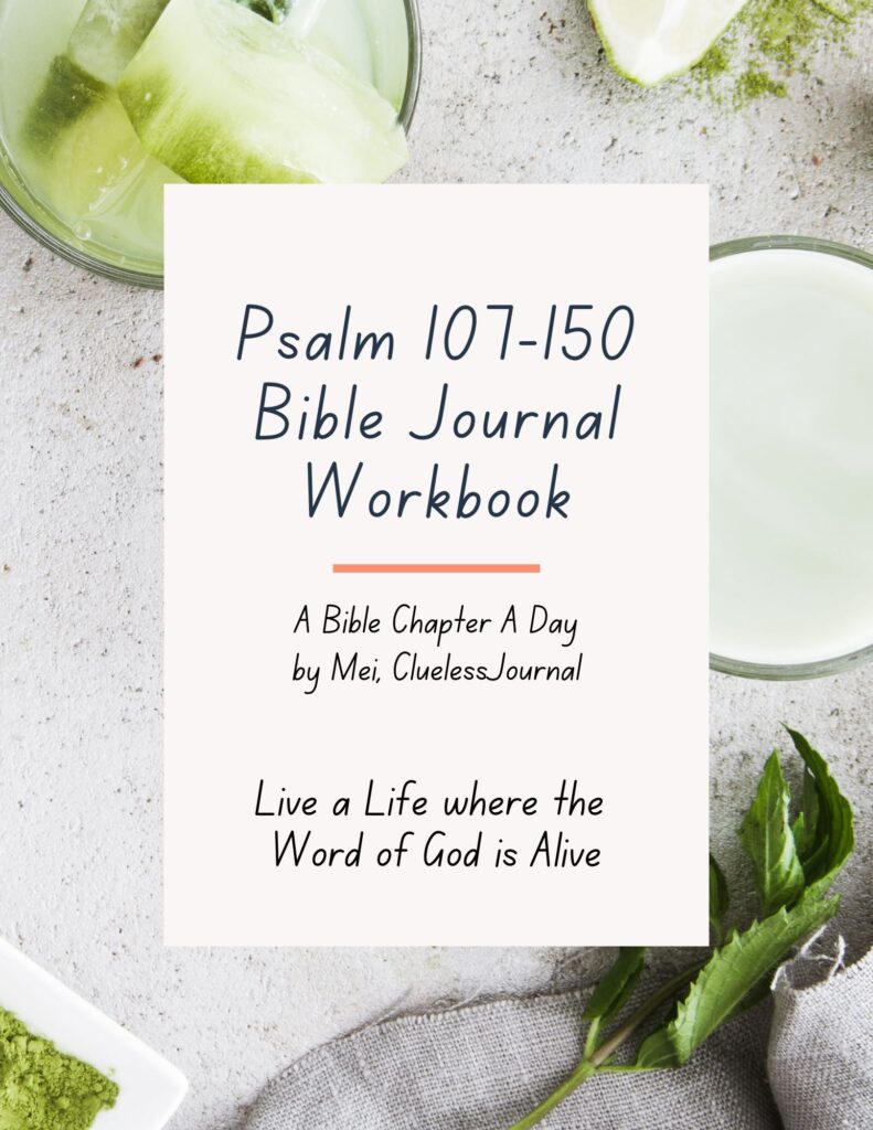 Psalm Bible Journal Workbooks Bundle - Clueless Journal - Bible ...